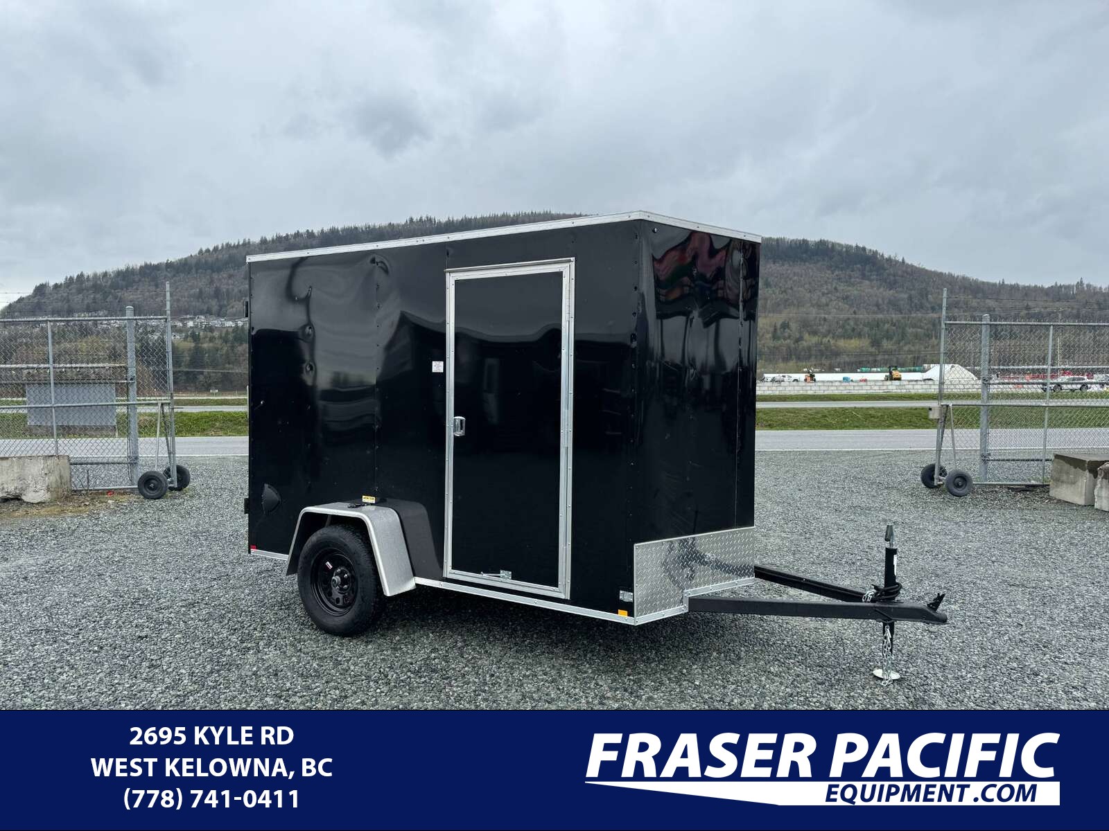 2026 Mirage XE 6x10 V Nose Enclosed Cargo Trailer Barn Doors Black ...