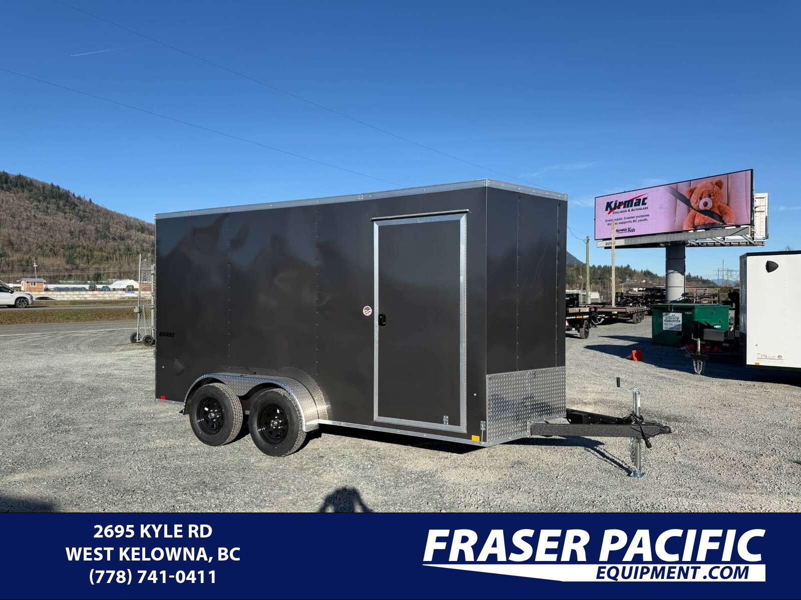 2026 Impact 7x14 Quake V Nose Cargo Enclosed Trailer Ramp Door Extra ...