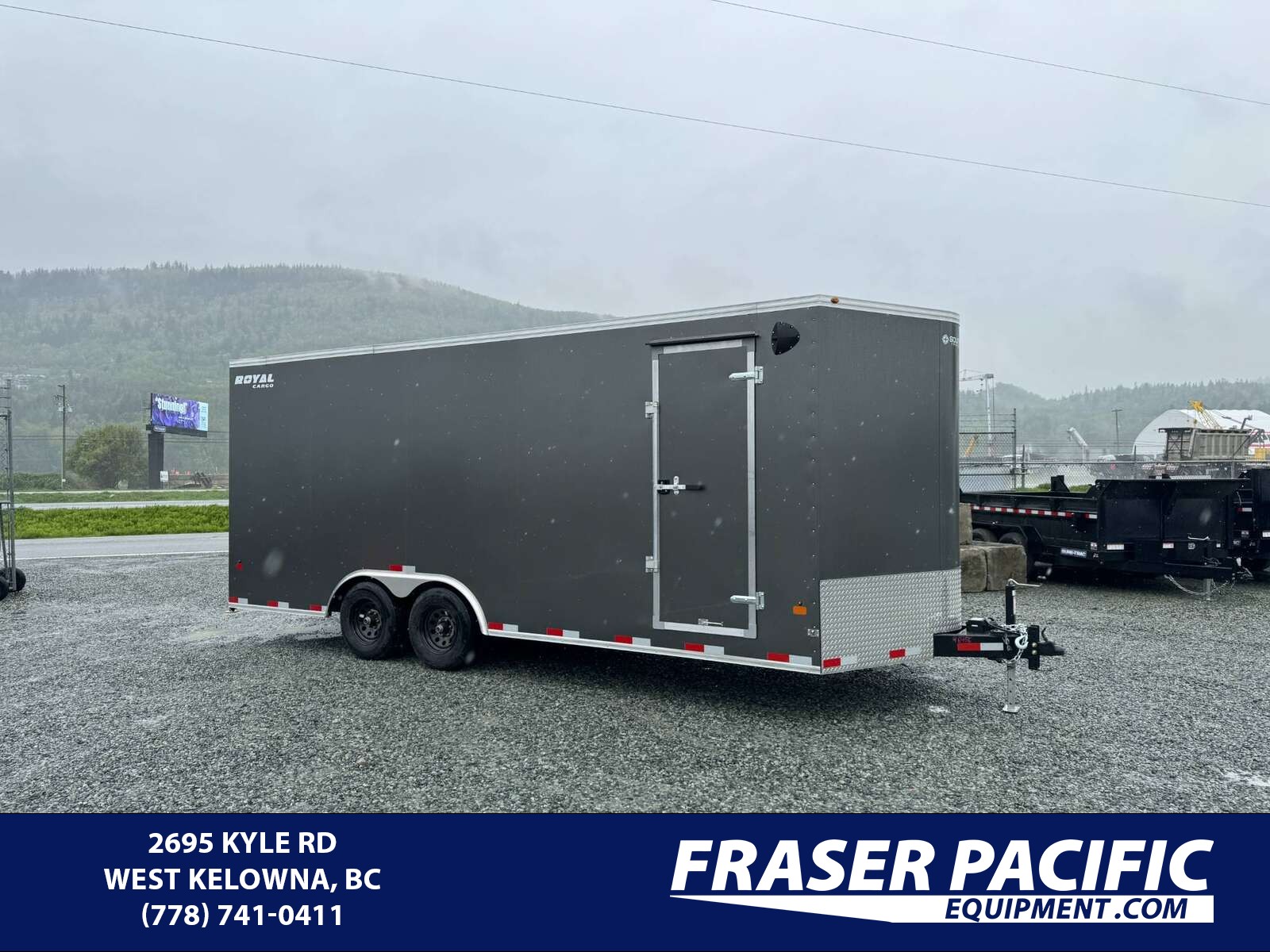 2026 Royal Cargo 8.5x20 +V Nose 11,700lb Cargo / Enclosed Trailer Car Hauler Extra Height Ramp ...
