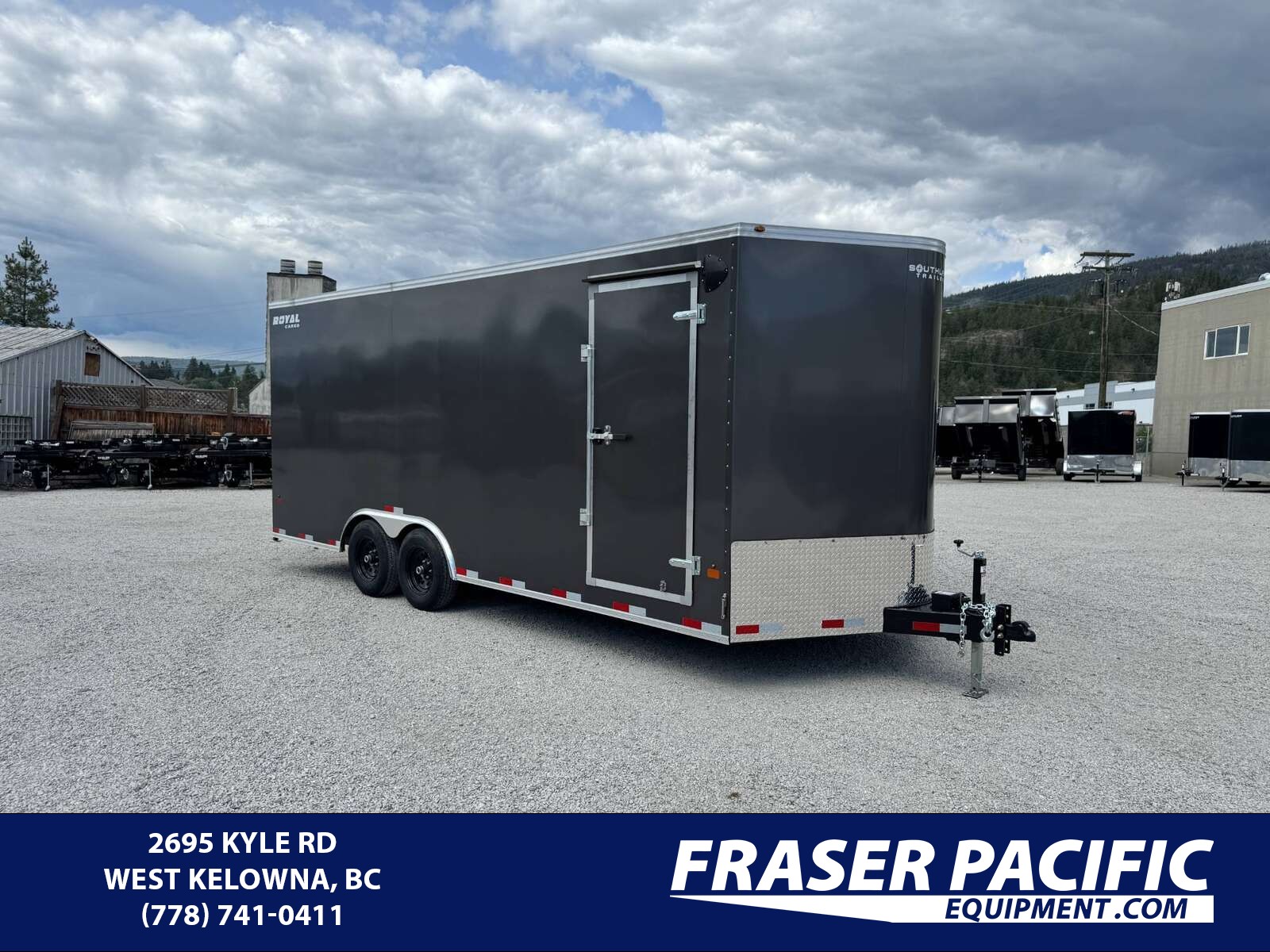 2026 Royal Cargo 8.5x20 +V Nose 11,700lb Cargo / Enclosed Trailer Car ...